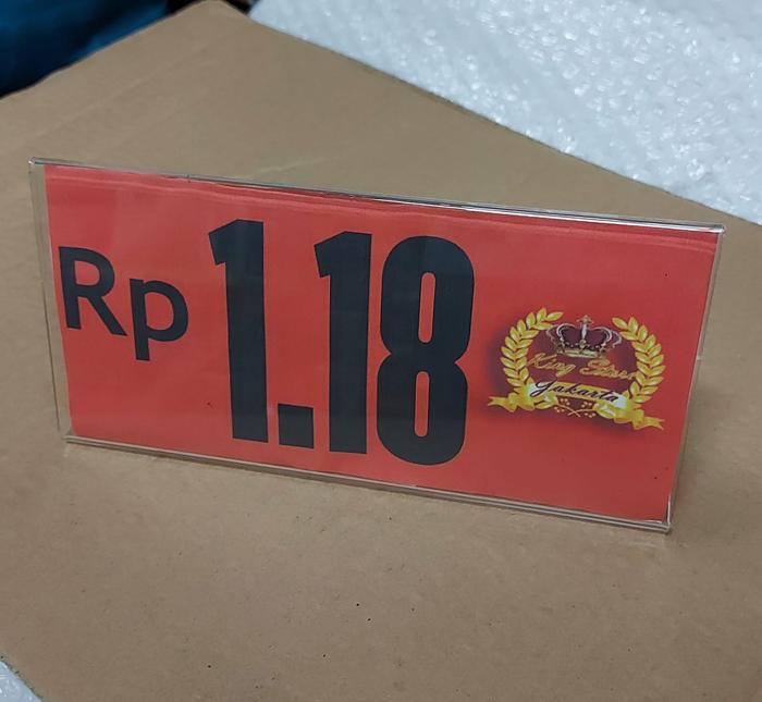 Jual Acrylic label harga price tag label harga display - Jakarta Utara ...