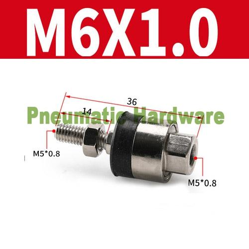 Jual 6mm Rod Thread Pneumatic Floating Joint Cylinder M6 x 1 KO58 ...