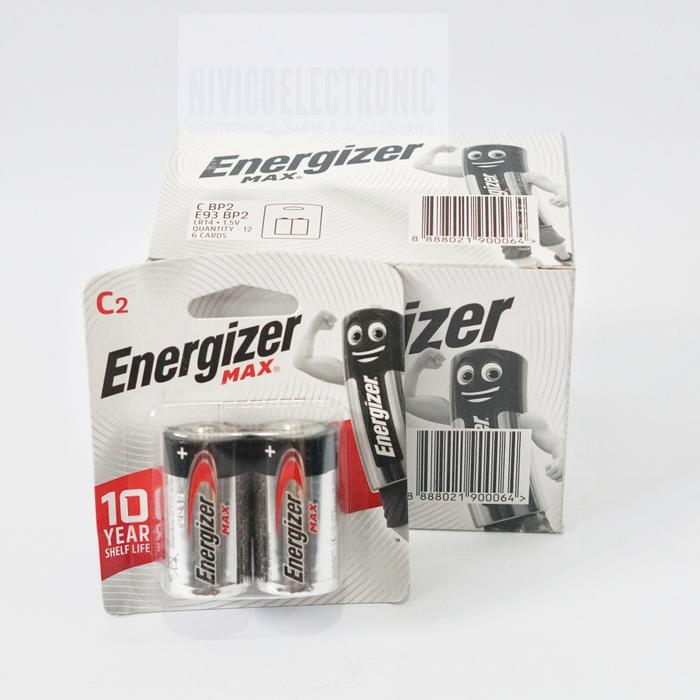 Jual Baterai ENERGIZER MAX ALKALINE TIPE C TANGGUNG ISI 2 - Kota ...