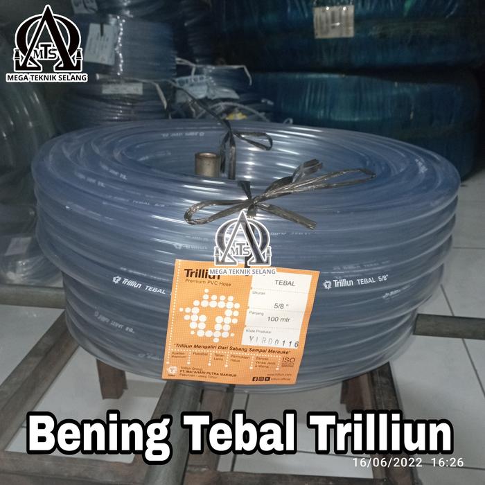Jual Selang Air Bening 5/8" LEBIH TEBAL Transparan Murah Per Mtr ...