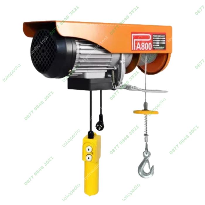 Jual Electric Mini Wire Rope Katrol Listrik 400kg x 12 Meter - Jakarta ...