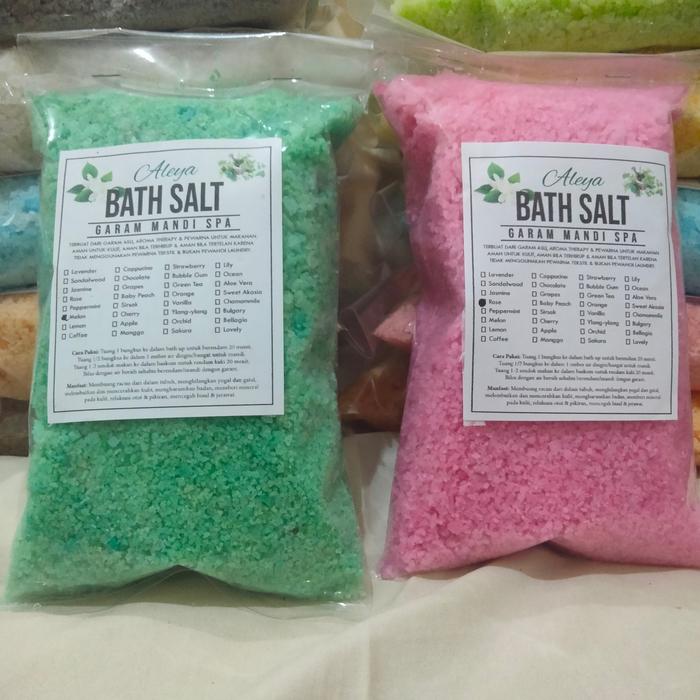 Jual GARAM MANDI GARAM SPA GARAM RENDAM KAKI BATH SALT KEMASAN 1/2 KG ...