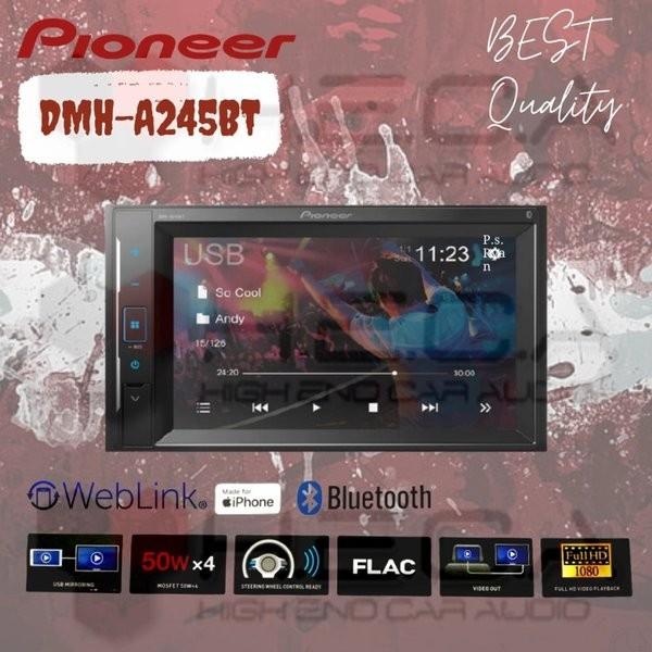 Jual Pioneer DMH-A245BT Head Unit Double Din DMH A245 BT Tape Audio Mobil - Kab. Bogor - Autocar ...