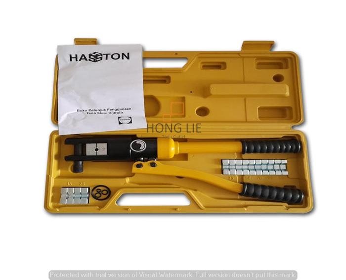 Jual HASSTON Prohex Tang Press Skun Hidrolik 120 mm Hydraulic Crimping ...