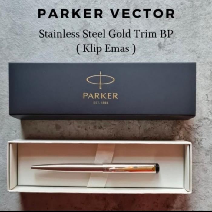 Jual pulpen parker vector matte original ballpoint +grafir laser -s - S ...
