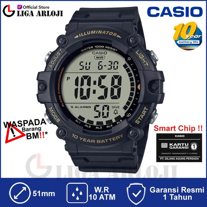 Promo Casio AE-1500WHX-1AVDF Jam Tangan Pria Digital Karet AE1500WH BIG SiZE - Jakarta Pusat ...