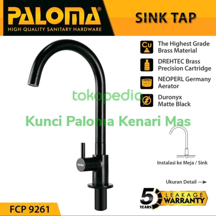 Jual PALOMA FCP 9261 KERAN SINK ANGSA CUCI PIRING DAPUR WASTAFEL KRAN ...