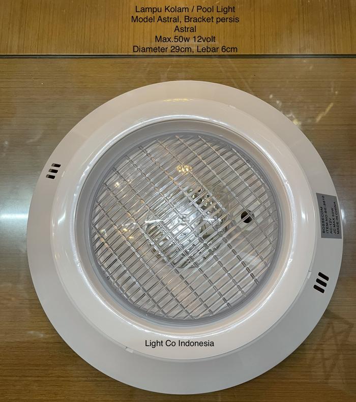 Jual Lampu Kolam Renang Halogen Model Astral / Pool light Astral Mirror ...
