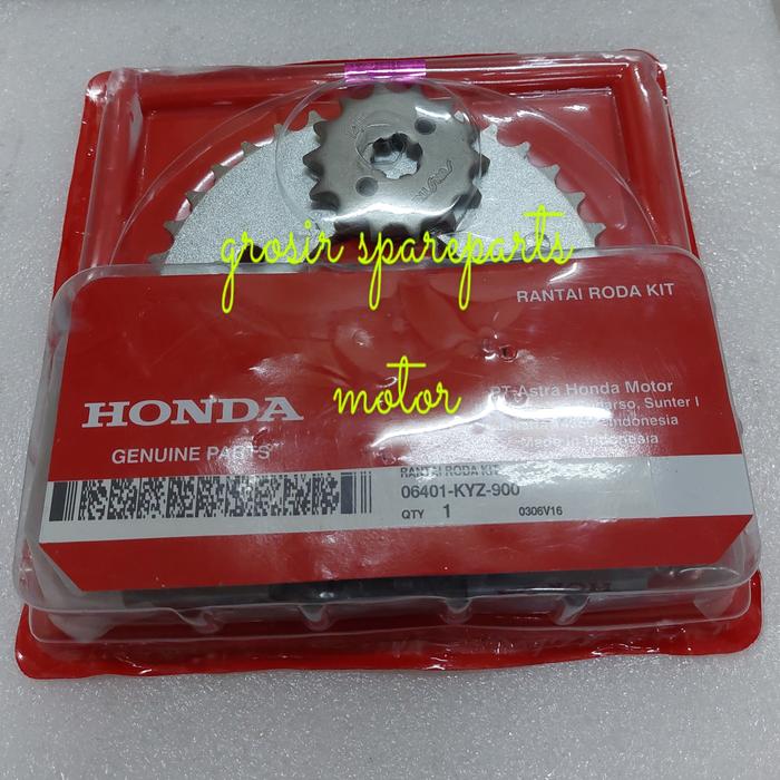 Jual GEAR SET GIR PAKET SET SUPRA X 125 FI SUPRA X 125 HELMIN FI KYZ ...