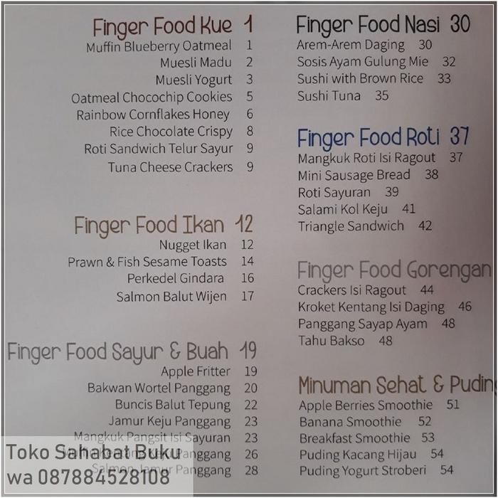 Jual Buku Resep Cemilan Makanan Bayi Blw : Suka Masak Finger Food Yummy ...