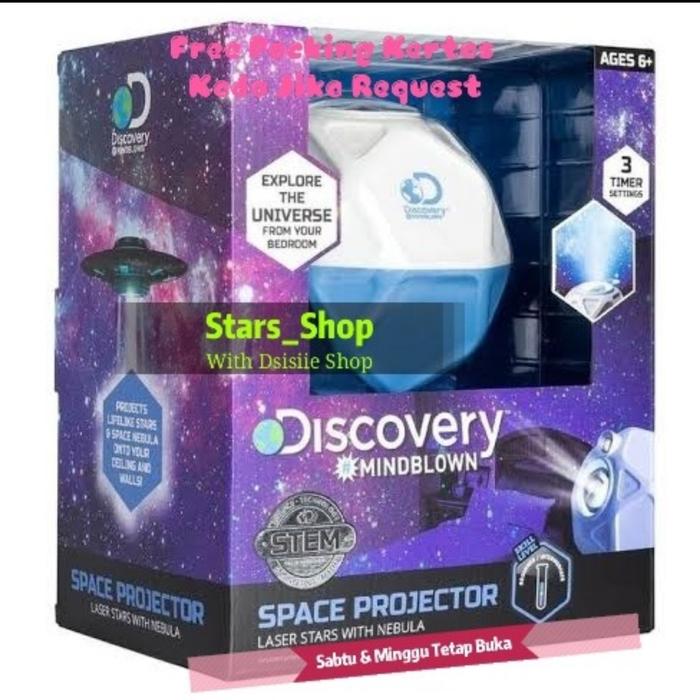 Jual Discovery Mindblown Space Projector Laser Stars With Nebula ...