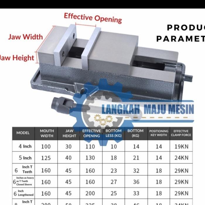 Jual Ragum QM 4" Catok Milling 4 inch Ragum Putar Vise Precision QM ...