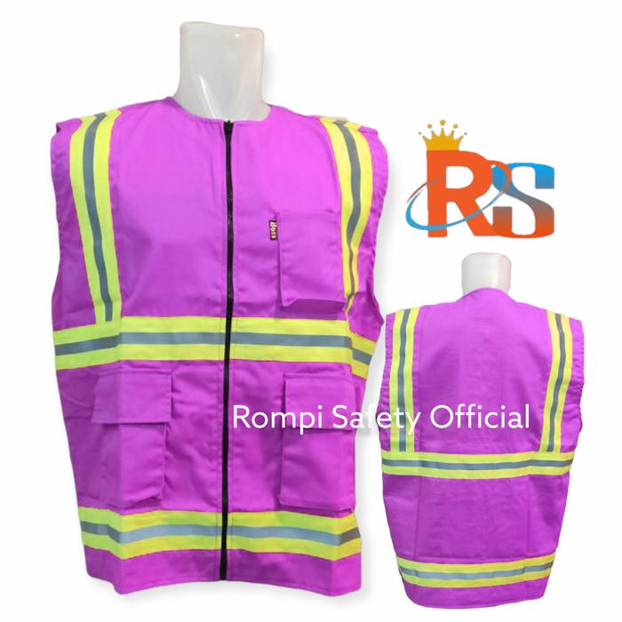 Jual ROMPI SAFETY WARNA UNGU/ SAFETY VEST UNGU - Kab. Boyolali - ROMPI ...