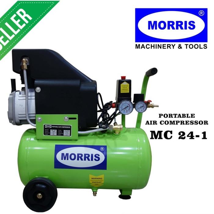 Jual Kompresor Morris 1 hp Air Compressor Morris 1 hp 24 liter PROMO ...