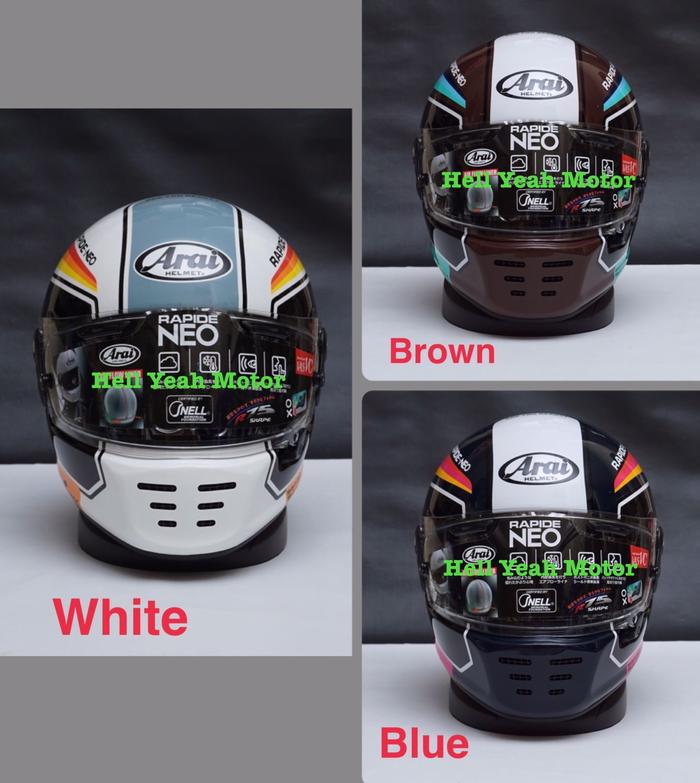 Jual Arai Rapide Neo Number Clone 1:1 Not x14 Scott TSR Rx7x pista Gpr ...