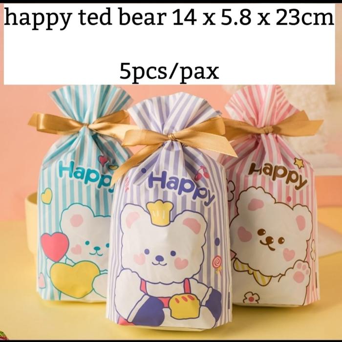 Jual plastik goodie bag serut unik plastik hadiah isi 5/pack MIX-14 ...