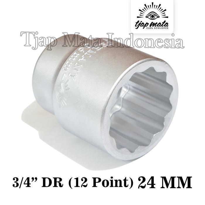 Jual TJAP MATA / CAP MATA Socket 24 MM 3/4" DR - 12 Point - Jakarta ...