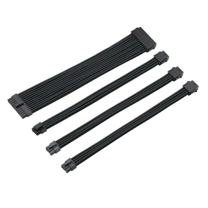 Jual PSU Extension Cable Sleeves 24 pin 4+4 pin 6+2 pin dan 6 pin ...