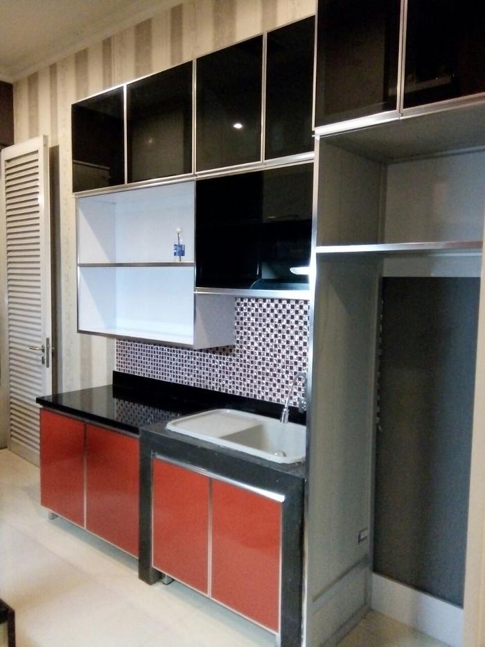 Jual kitchen set Dapur Bahan Aluminium Anti rayap Tahan Air Anti Karat ...