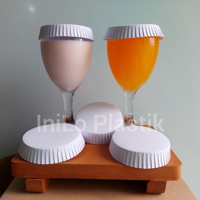 Jual 1 Roll Paper Glass Cover Lid 10,5cm / Tutup Gelas Kertas - Kota ...