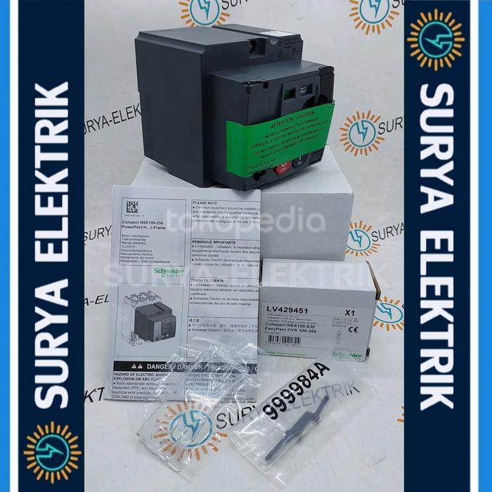 Jual SCHNEIDER MOTOR MOTORIZED MECHANISM MT 250 MT250 NSX CVS 250 LV431541 - Jakarta Pusat ...