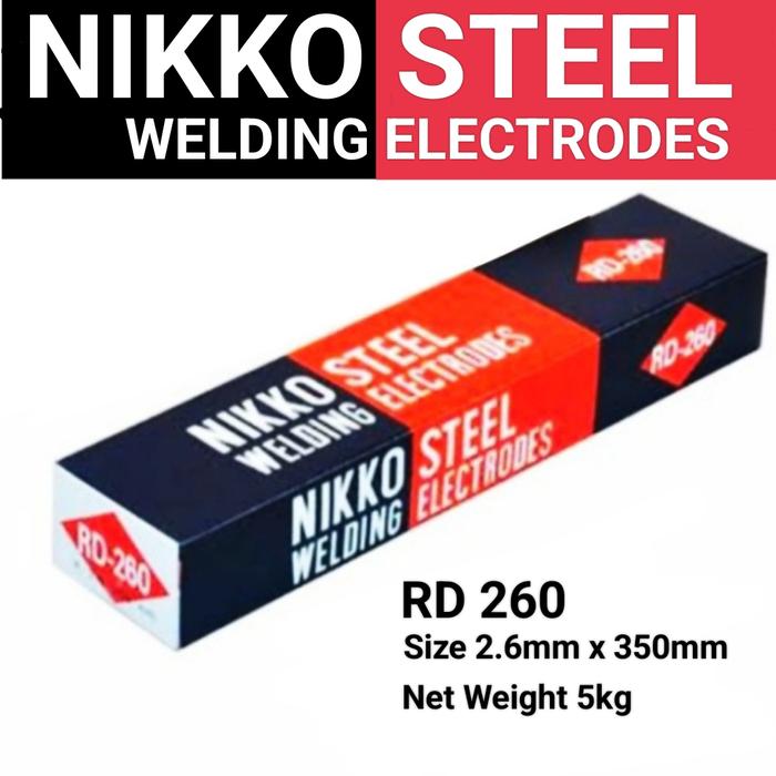 Jual Kawat Las Nikko Steel RD260 Welding Electrodes 2,6mm (1kotak isi ...