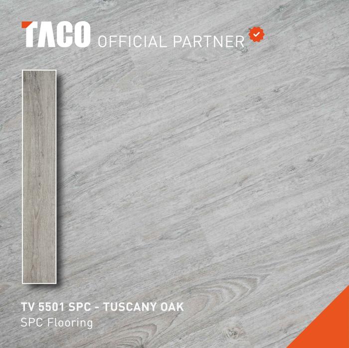 Jual SPC Taco Tebal 5mm Motif Kayu / Karpet Lantai SPC Taco klik Semen ...