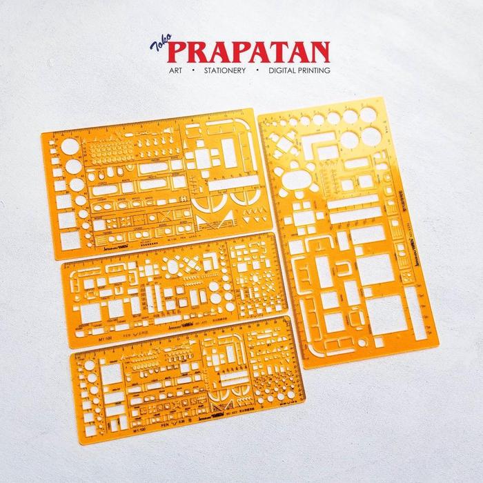 Jual Penggaris Drawing Template Arsitek Jinsihou - 4370 Di Seller ...