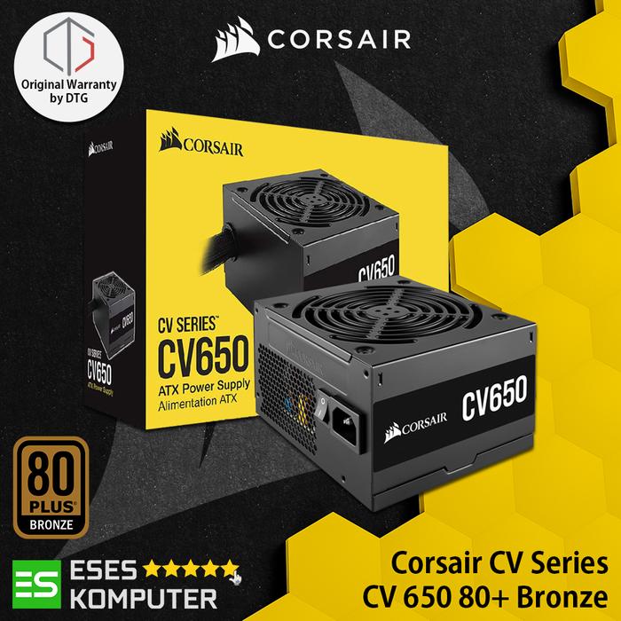 Promo PSU Corsair CV Series CV650 650W CV 650 | 80 Plus Bronze | Flat ...
