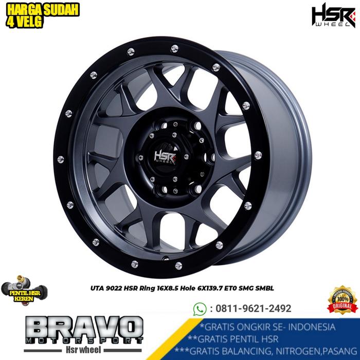 Jual Velg Mobil Offroad R16 Hsr UTA 9022 Velg Hilux triton ford ranger ...