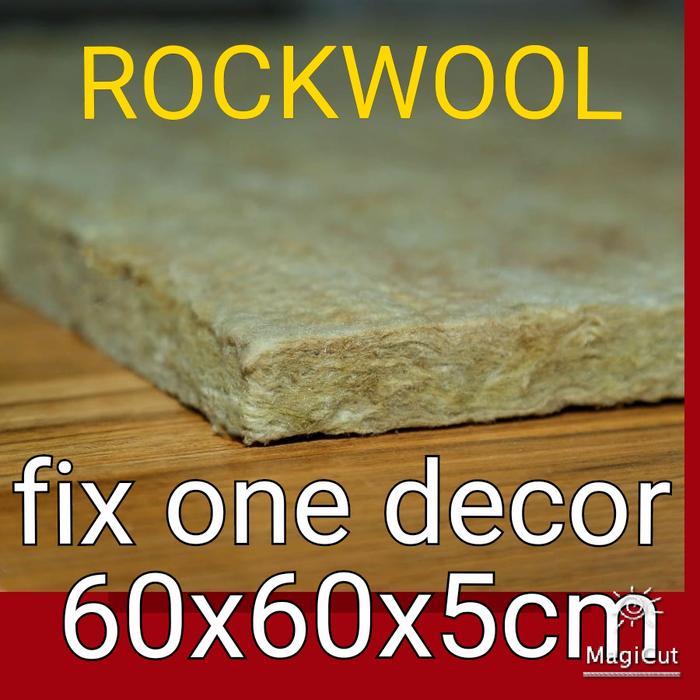 Jual Rockwool D 80 tebal 5 cm Peredam Suara ukuran 60x60 - Jakarta ...