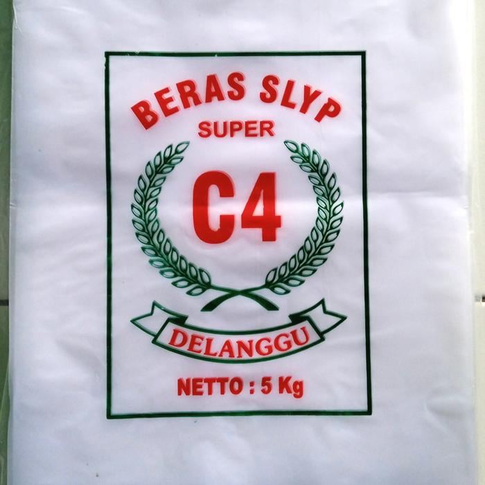 Jual Plastik Beras Sablon C4 kemasan 5kg isi 50 Lembar - Merah - Kab ...