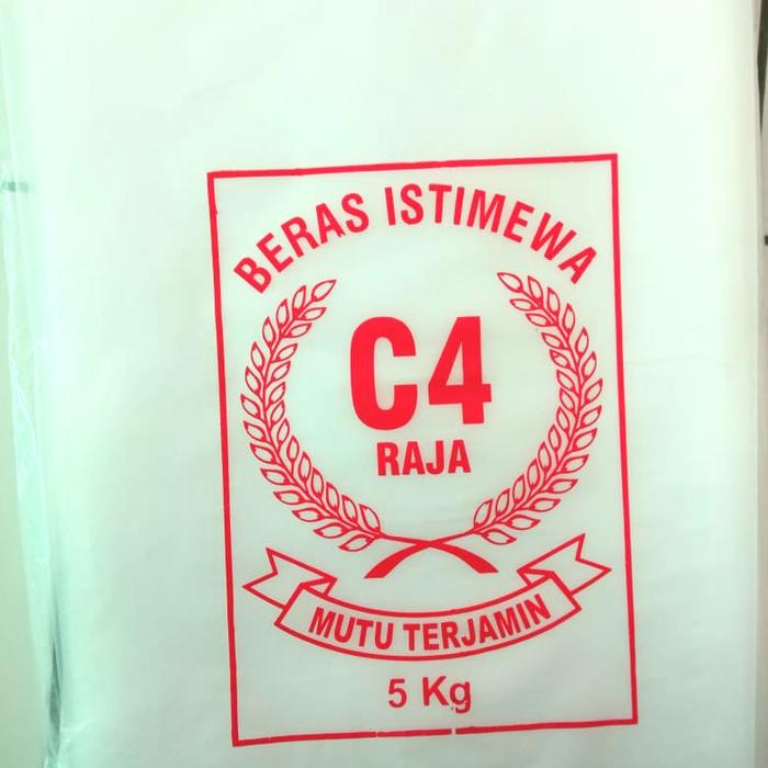 Jual Plastik Beras Sablon C4 kemasan 5kg isi 50 Lembar - Merah - Kab ...