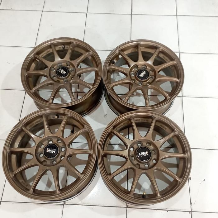 Jual velg mobil HSR Indy ring 15 lebar 6,5 pcd 4x100/ 4x114,3 second - Kota Tangerang Selatan ...