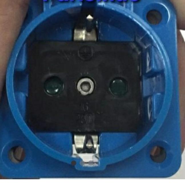 Jual Socket Panel Mounting inbow 2 kaki 16A tipe E 312 / DSMS +2P ...