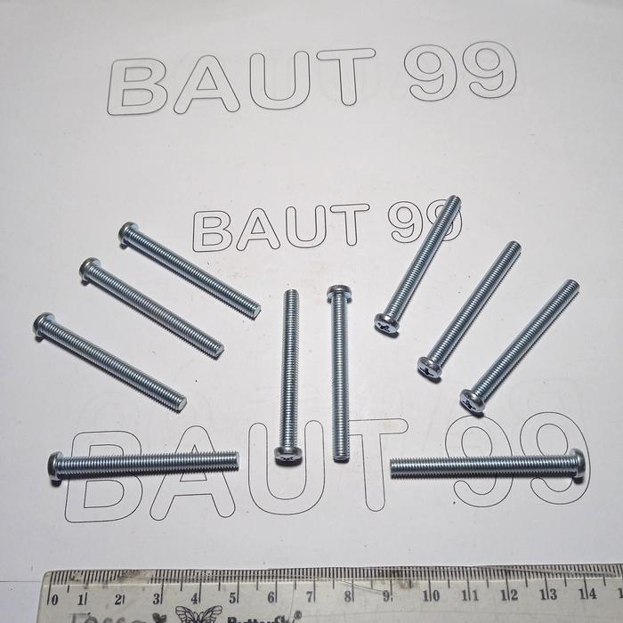 Jual 10 Pcs Baut Jp M5 x 50 Galvanis / Sekrup / Skrup Jp M5 x 50 - Kab. Klaten - baut 99 | Tokopedia
