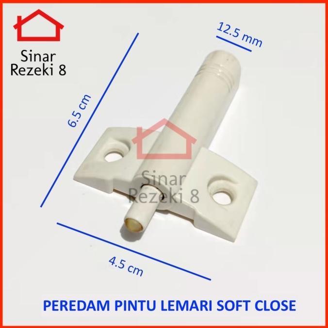 Jual Peredam Pintu Lemari PE / Damper Push Open Soft Close Suara Bumper ...