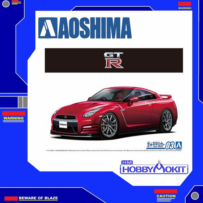 Jual AOSHIMA 1/24 NISSAN R35 GT-R PURE EDITION '14 1 - Kota Bandung - HOBBY MOKIT | Tokopedia
