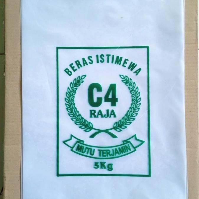 Jual Plastik Beras Sablon C4 kemasan 5kg isi 50 Lembar - Merah - Kab ...