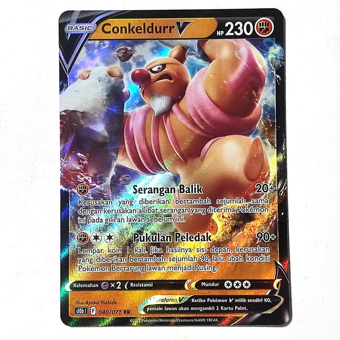 Jual Conkeldurr V RR 040/071 S10b - Kartu Pokemon Indonesia - Jakarta Timur - Pokemon Bunta ...