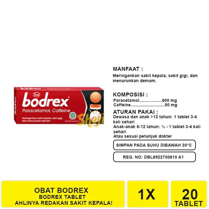 Jual BODREX OBAT SAKIT KEPALA SAKIT GIGI MENURUNKAN DEMAM, BODREX EXTRA ...