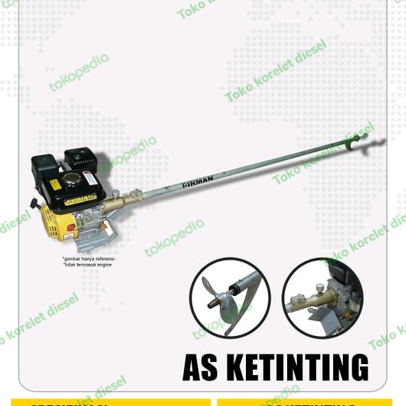 Jual As Ketinting Perahu nelayan LongTail FIRMAN + Mesin penggerak GX ...