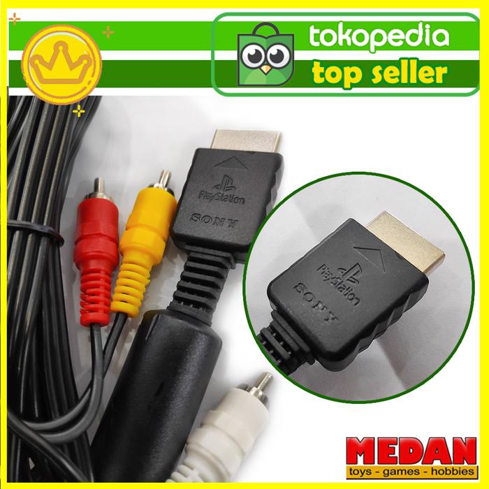 Jual Kabel AV Sony Playstation PS1 PS2 PS3 tiga warna merah kuning ...