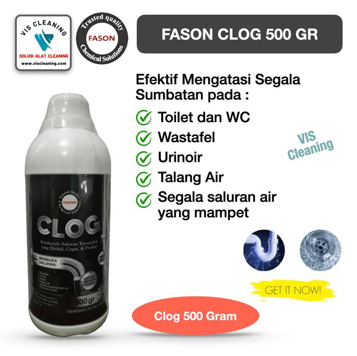 Jual Pembersih Saluran Air (Anti Sumbat) FASON Clog 500 gr - Jakarta ...