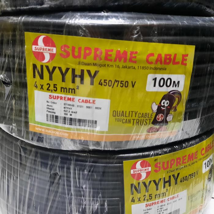 Jual KABEL SUPREME NYYHY 4 X 2.5mm NYYHY 4x2.5mm - Jakarta Pusat ...