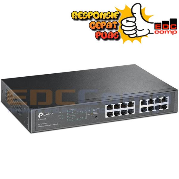 Jual TPLink TL-SG1016PE 16-Port Gigabit Easy Smart PoE Switch 8-Port PoE+ - Jakarta Pusat ...