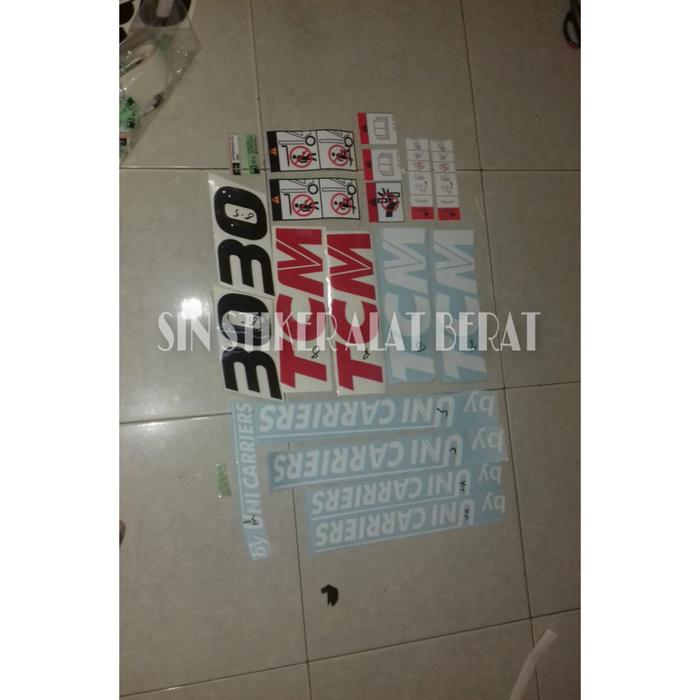 Jual STIKER ALAT BERAT 1 SET STIKER FORKLIFT TCM 3 TON - Jakarta Barat ...
