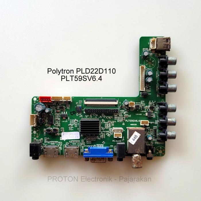 Jual Mainboard LED TV Polytron PLD 22D110 22D110J PLD22D110 Mobo ...