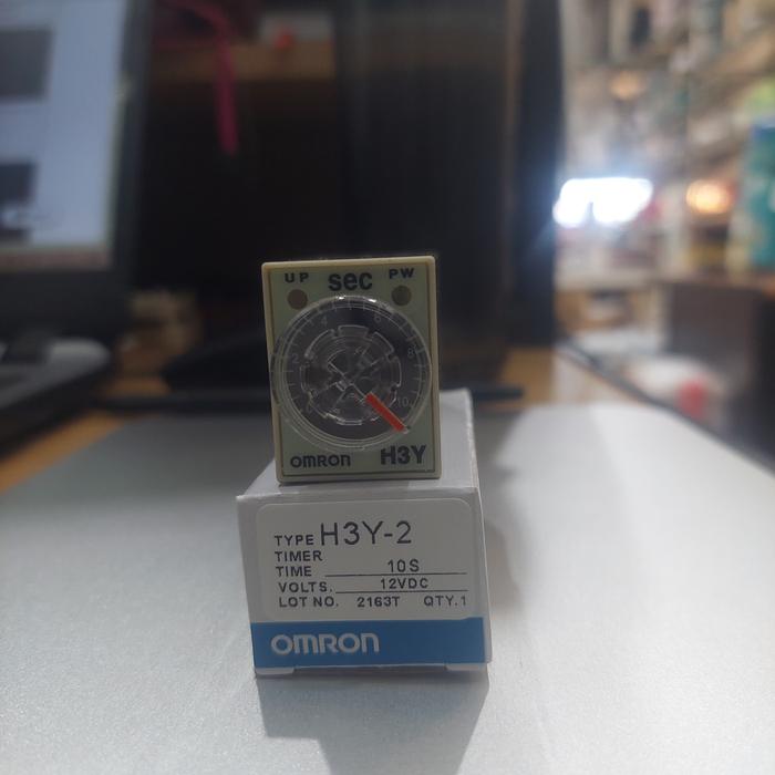Jual Timer Omron H3y-2 10s / H3y 2 12vdc 12v 10 Detik / 10sec / 24vdc 24v - 24vdc Di Seller ...