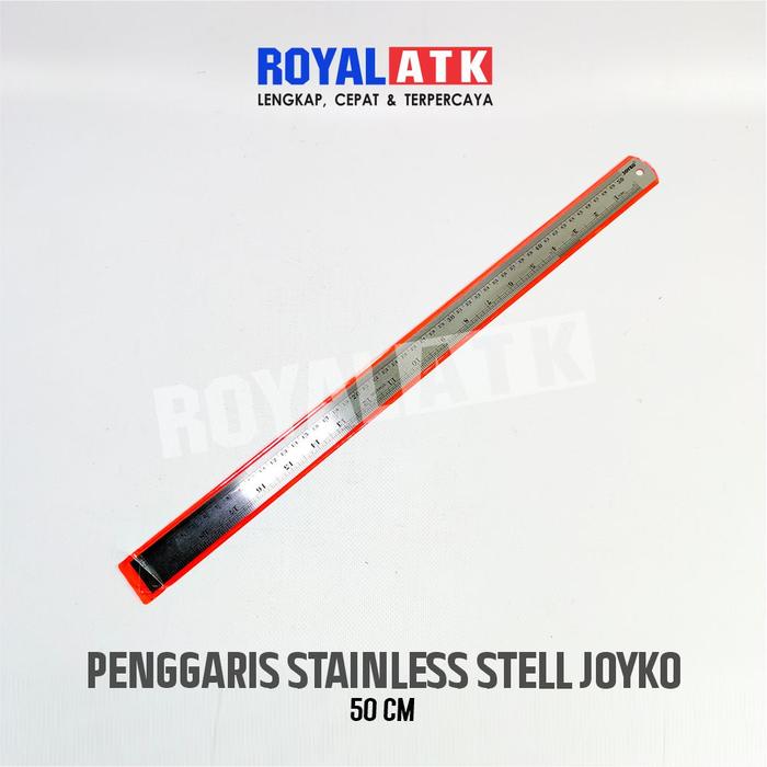 Jual Ruler Stainless / Penggaris Besi Joyko Ukuran 50 Cm - Kota Malang ...